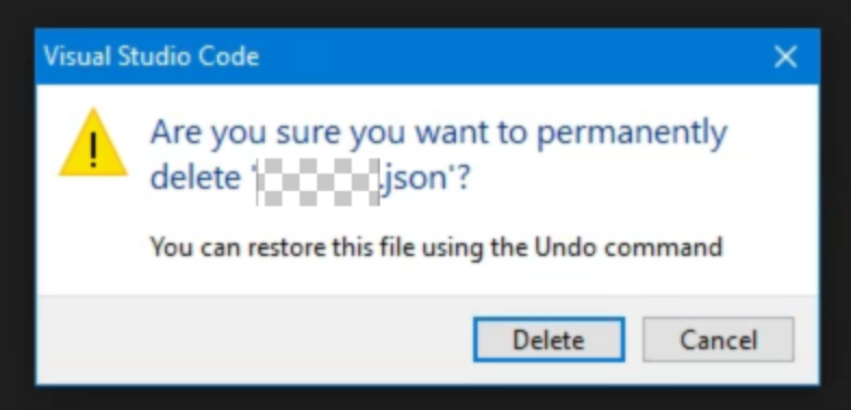 Contradicting Wording Permanently Delete Can Restore With Undo · Issue 160616 · Microsoft