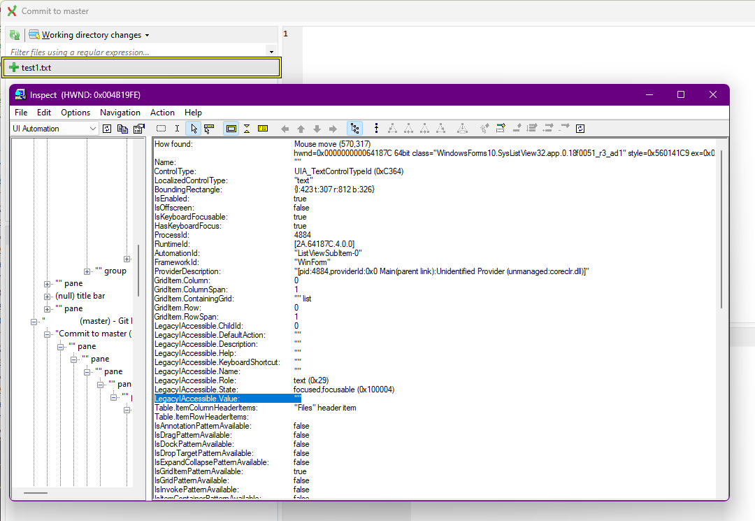 Accessibility Doesn T Work On Commit File List · Issue 10976 · Gitextensions Gitextensions · Github