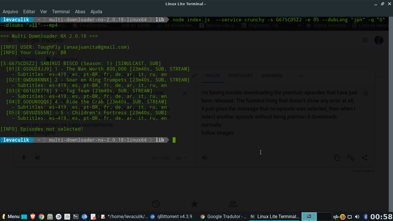 error downloading premium episodes · Issue #248 · anidl/multi-downloader-nx · GitHub