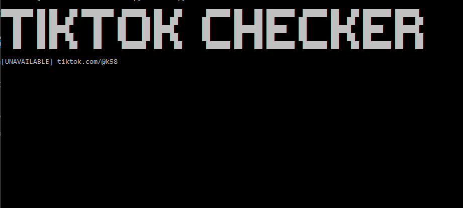 GitHub - sluggish/tiktok-checker