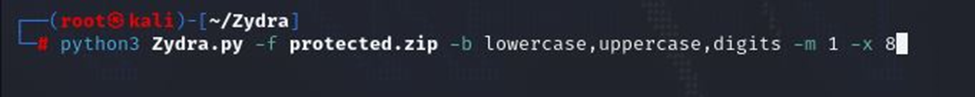 GitHub - 1kishor0/Zip-Password-cracker-using-zydra
