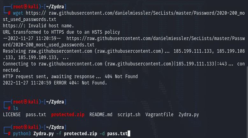 GitHub - 1kishor0/Zip-Password-cracker-using-zydra