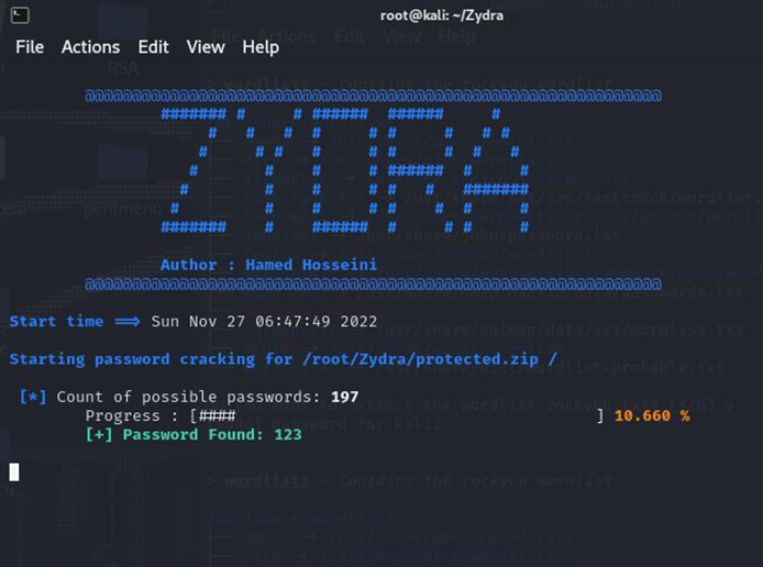 GitHub - 1kishor0/Zip-Password-cracker-using-zydra