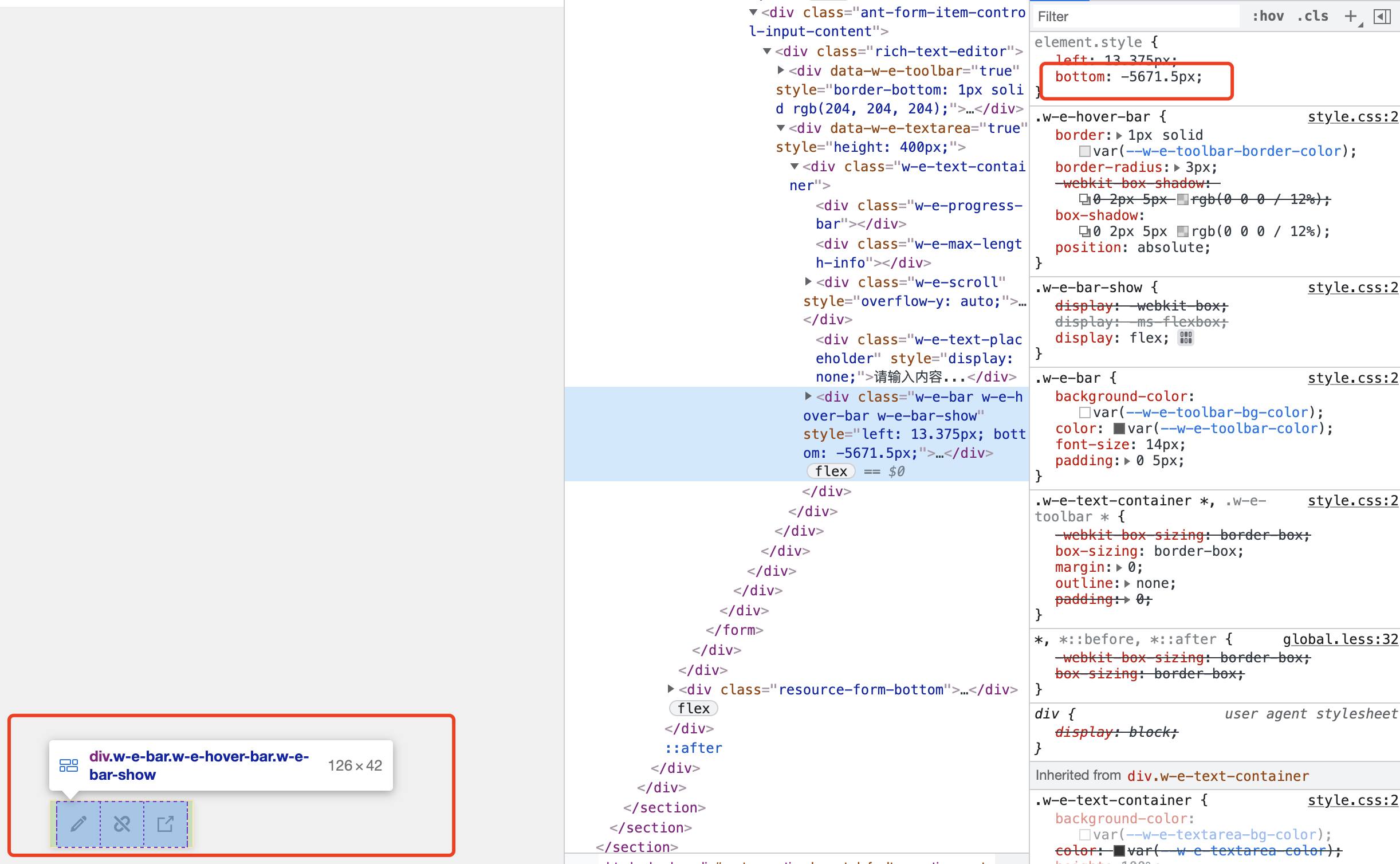 modal hoverbar 定位问题 · Issue #387 · wangeditor-team/wangEditor-v5 · GitHub