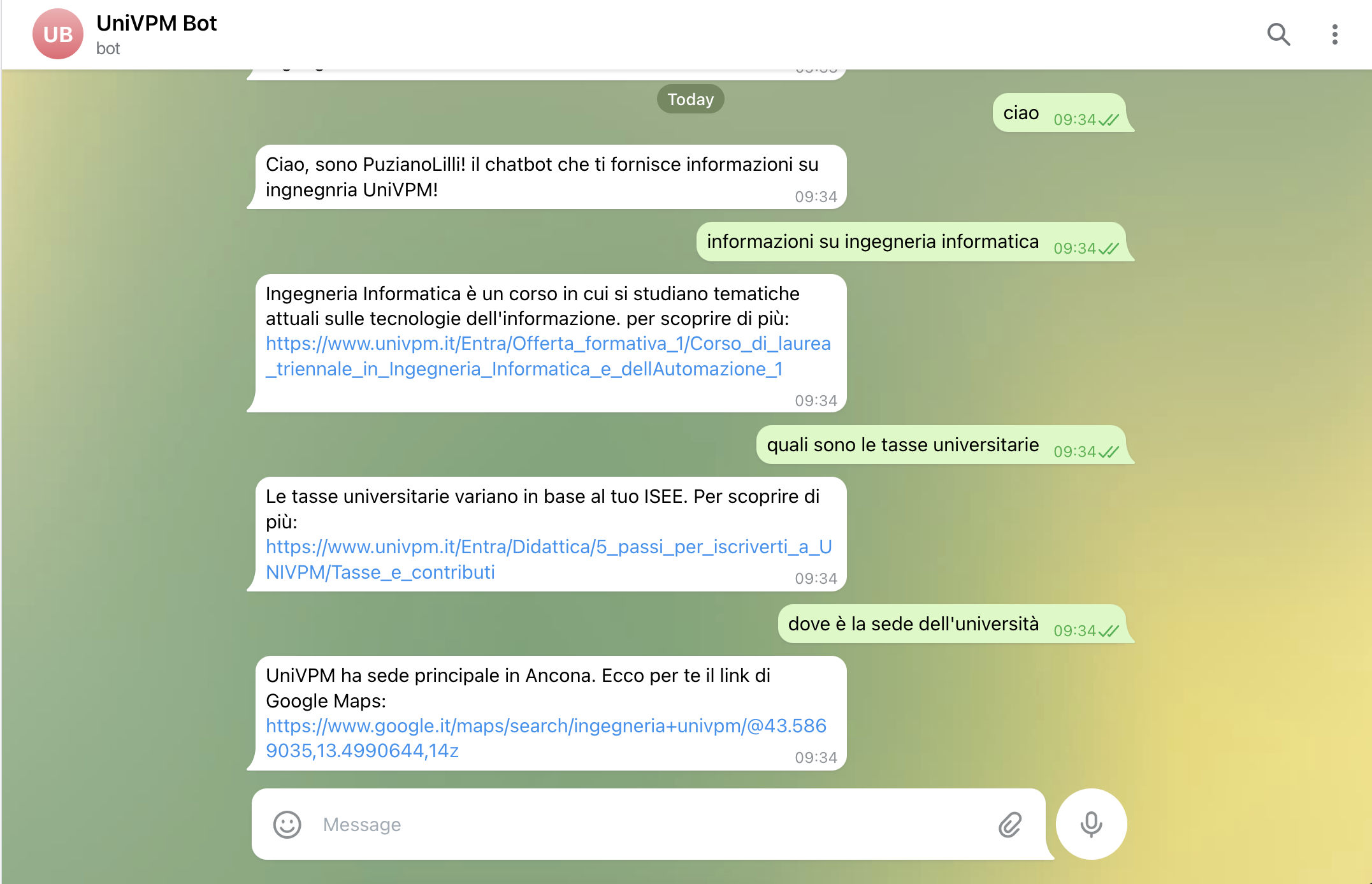 GitHub - xniola/UniVPM-Chatbot: ChatBot developed in Rasa that provides general information ...