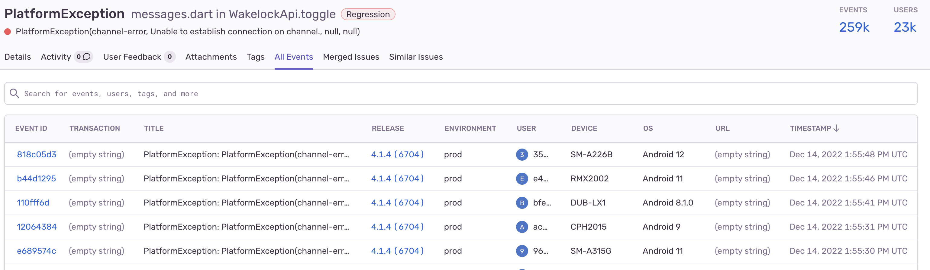 Unable to establish connection on channel · Issue #123 · creativecreatorormaybenot/wakelock · GitHub