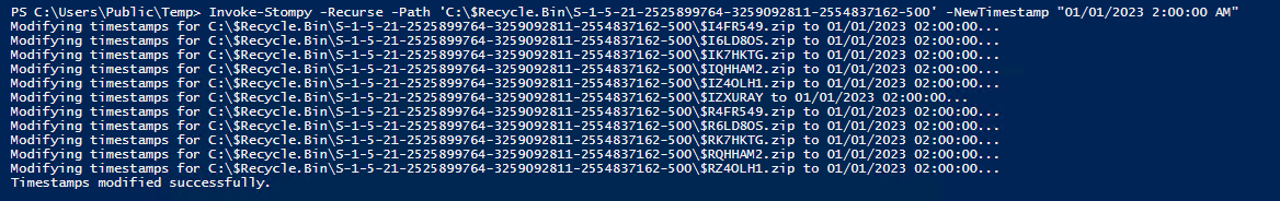 GitHub - Ondrik8/Stompy_change_file_create_time: Timestomp Tool to flatten MAC times with a ...