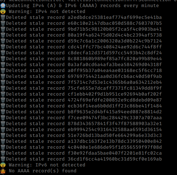 start-sync.sh deleted all my A and AAAA records · Issue #47 · timothymiller/cloudflare-ddns · GitHub