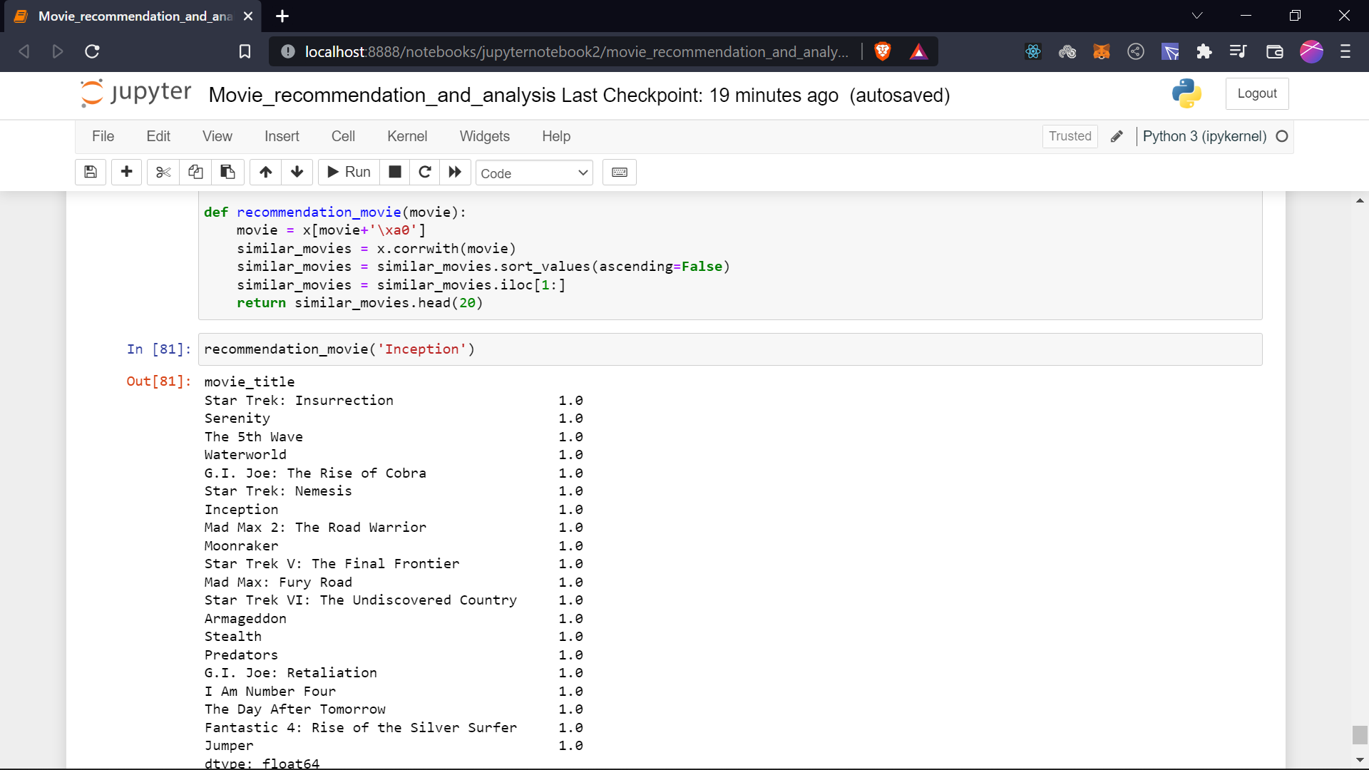 GitHub - roshan00017/Movie_Recommendation_and_Analysis