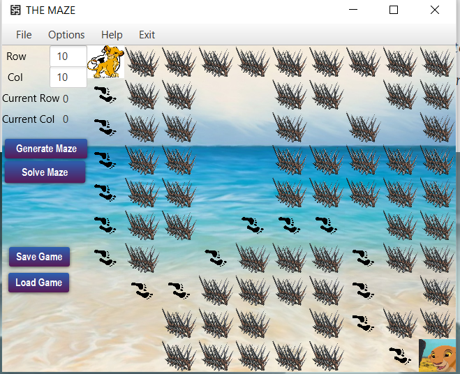 GitHub - Shachar-Ron/Lion_King-Maze: Multi-Threaded JAVA project ...