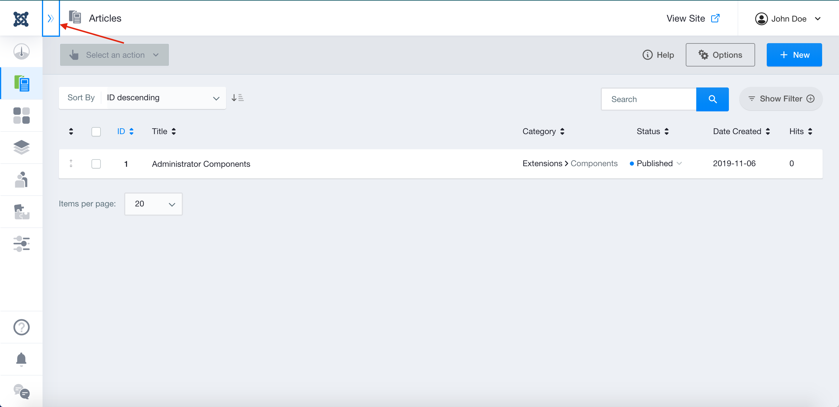 Direction of open main menu · Issue #25 · joomla-projects/j4adminui · GitHub