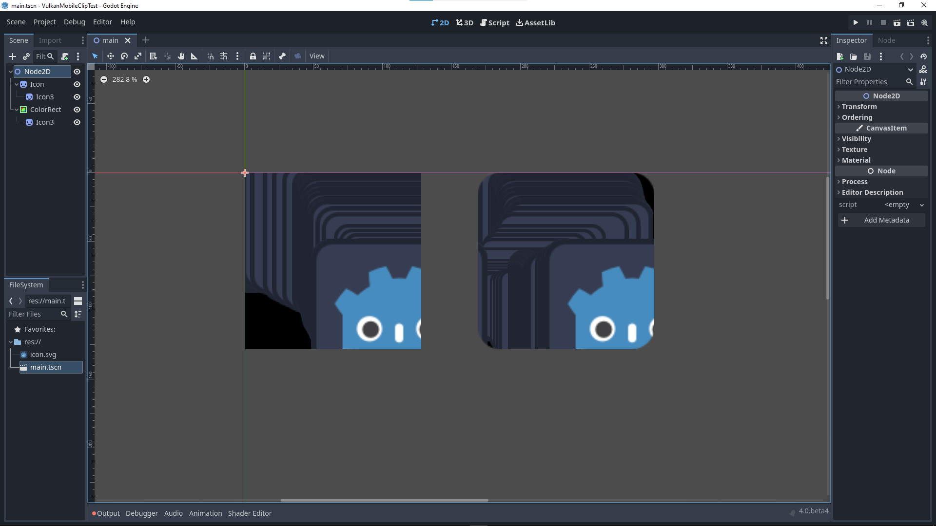 ClipChildrenMode.CLIP_CHILDREN_ONLY does not work as expected with the ...