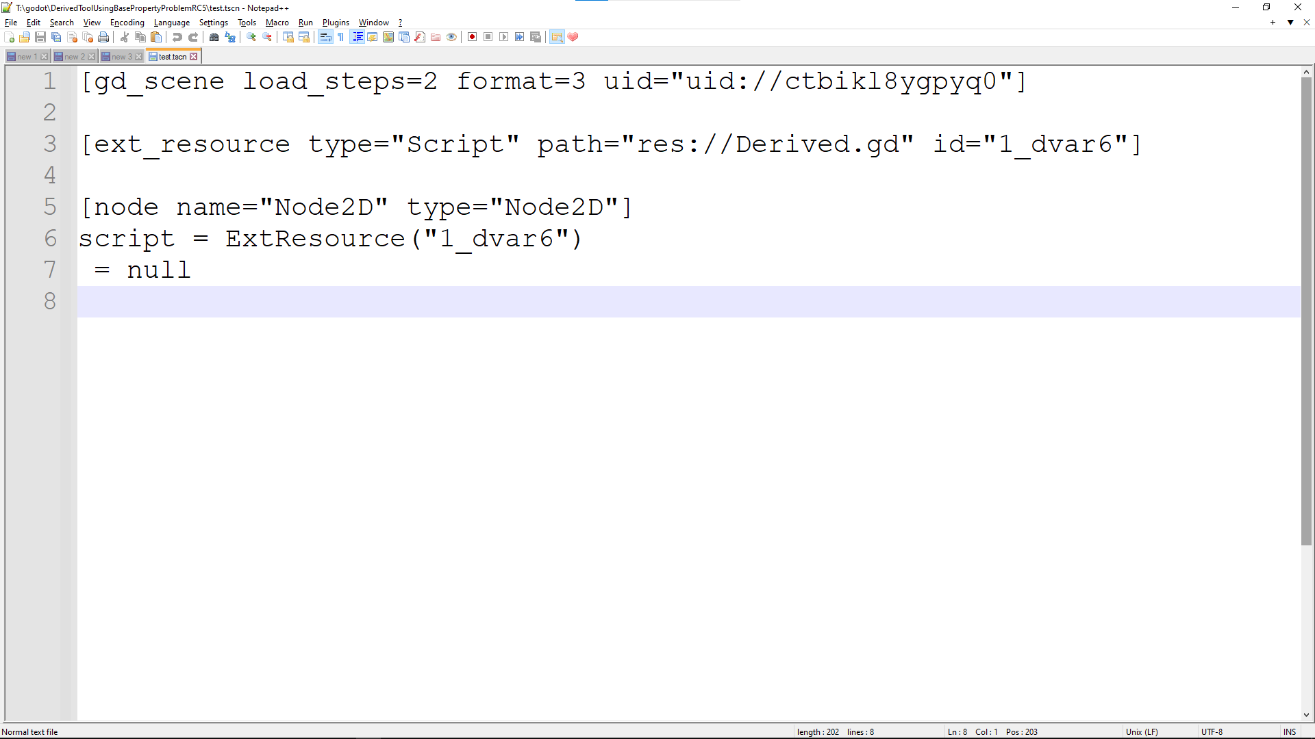 Editor corrupt scenes by saving null values for unexisting exports · Issue #73937 · godotengine ...