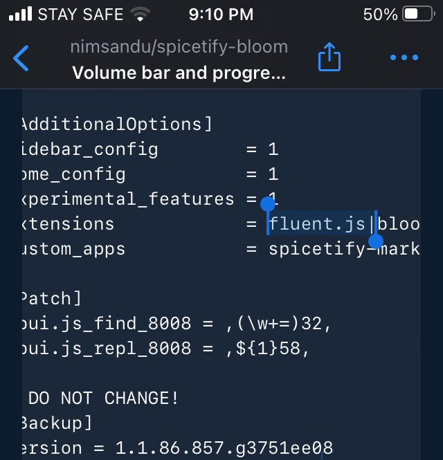 Volume bar and progress bar look weird · Issue #15 · nimsandu/spicetify-bloom · GitHub