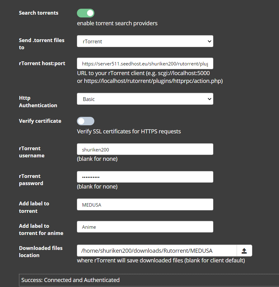 rtorrent is not connecting · Issue #10712 · pymedusa/Medusa · GitHub