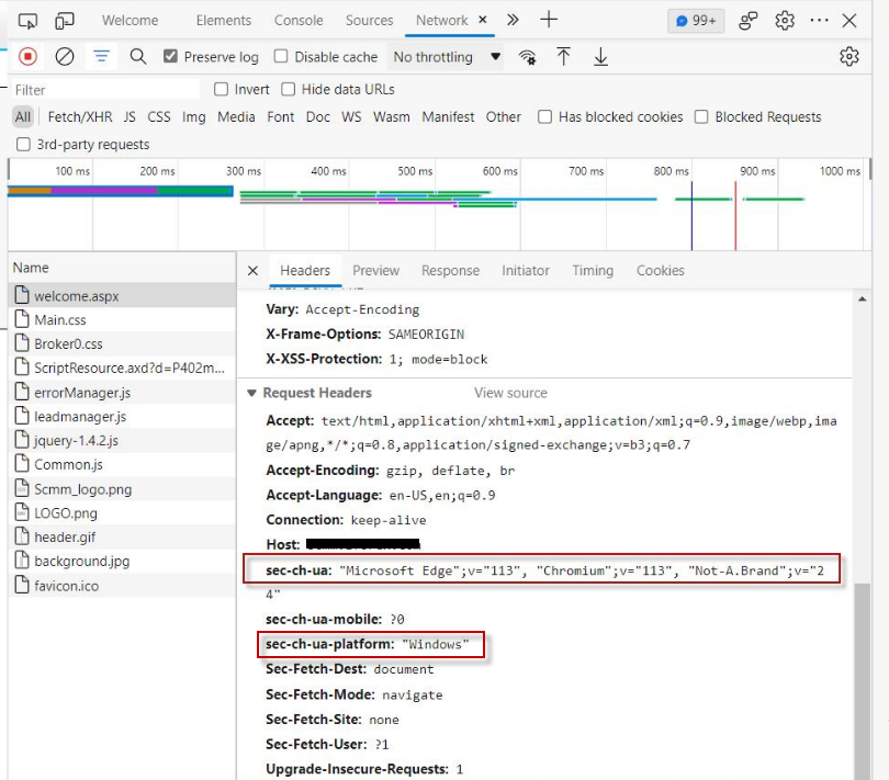 [🐛 Bug]: Sec-Ch-UA and Sec-Ch-Ua-Platform Headers are empty after passing User-Agent as browser ...