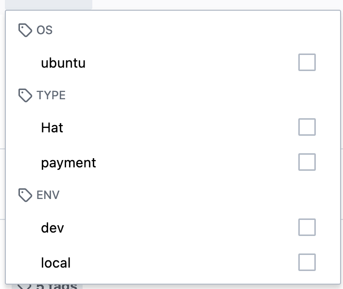 Icu 6036 update filter dropdown for tags in list view by ZedLi · Pull Request #1337 · hashicorp ...