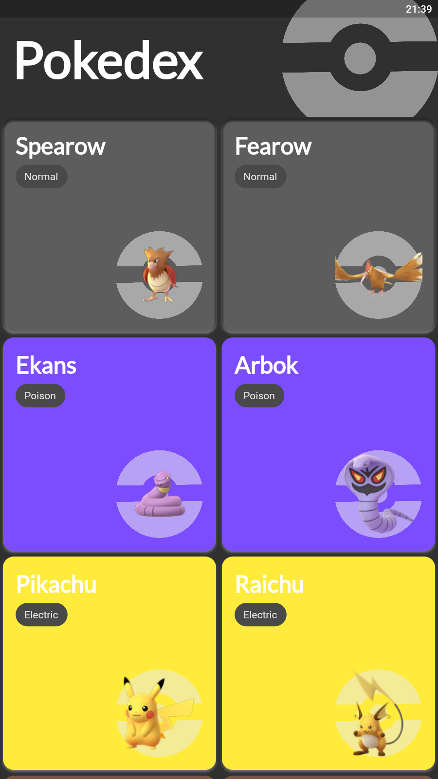 GitHub - arifgunduz/Pokemon-Project-Flutter