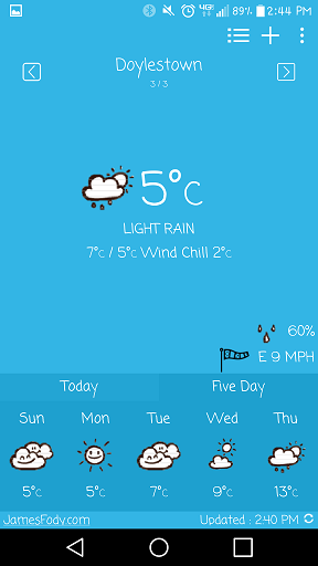 GitHub - jimfo/WeatherForecast: A Weather App