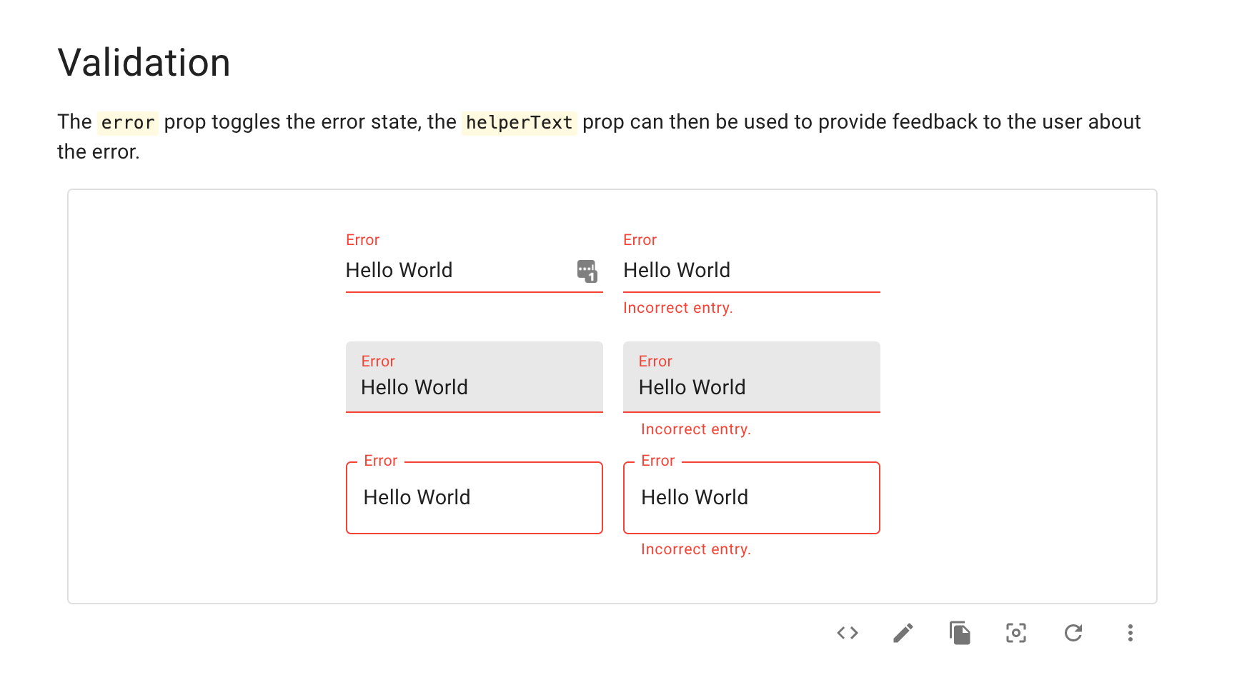 Field validation - Use error prop to toggle the error state · Issue #146 · avon-tech/avonehr ...