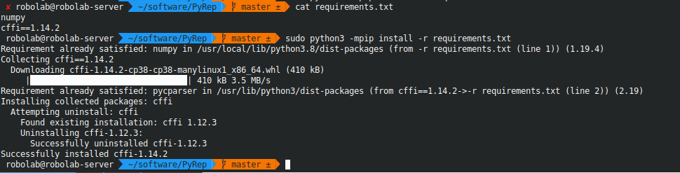 Installation with python 3.8 fails · Issue #247 · stepjam/PyRep · GitHub