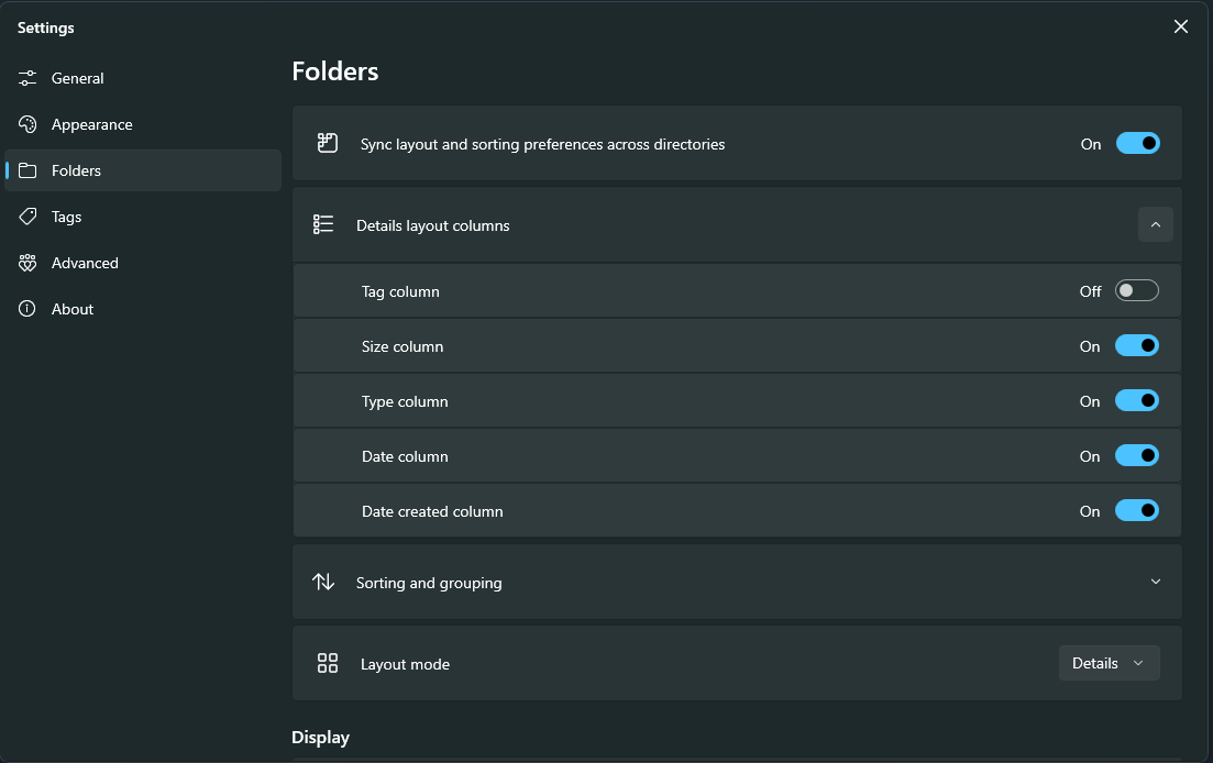 Feature: Refresh Details Layout Columns after changing setting · Issue #13747 · files-community ...