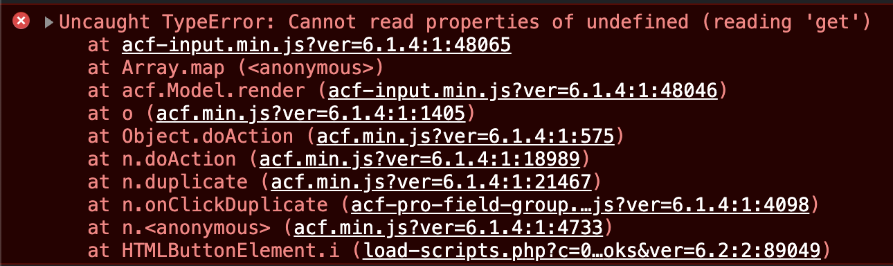 Duplicating A Duplicated Flexible Content Layout Throws A Js Error · Issue 811 