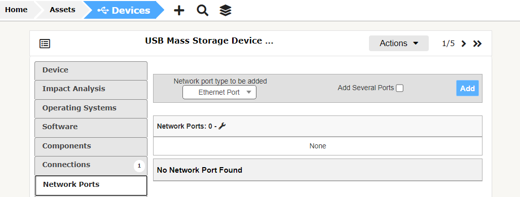 [9.5.4] Problem adding an ethernet or alias port on Devices · Issue #8845 · glpi-project/glpi ...