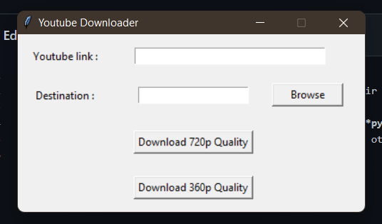 GitHub - mohitkumar36/YoutubeDownloader: Standalone exe program to ...