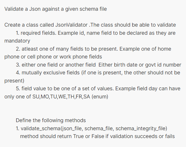 GitHub - mohitkumar36/jsonSchema_check: Uses jsonschema to fin the validity of the data given.