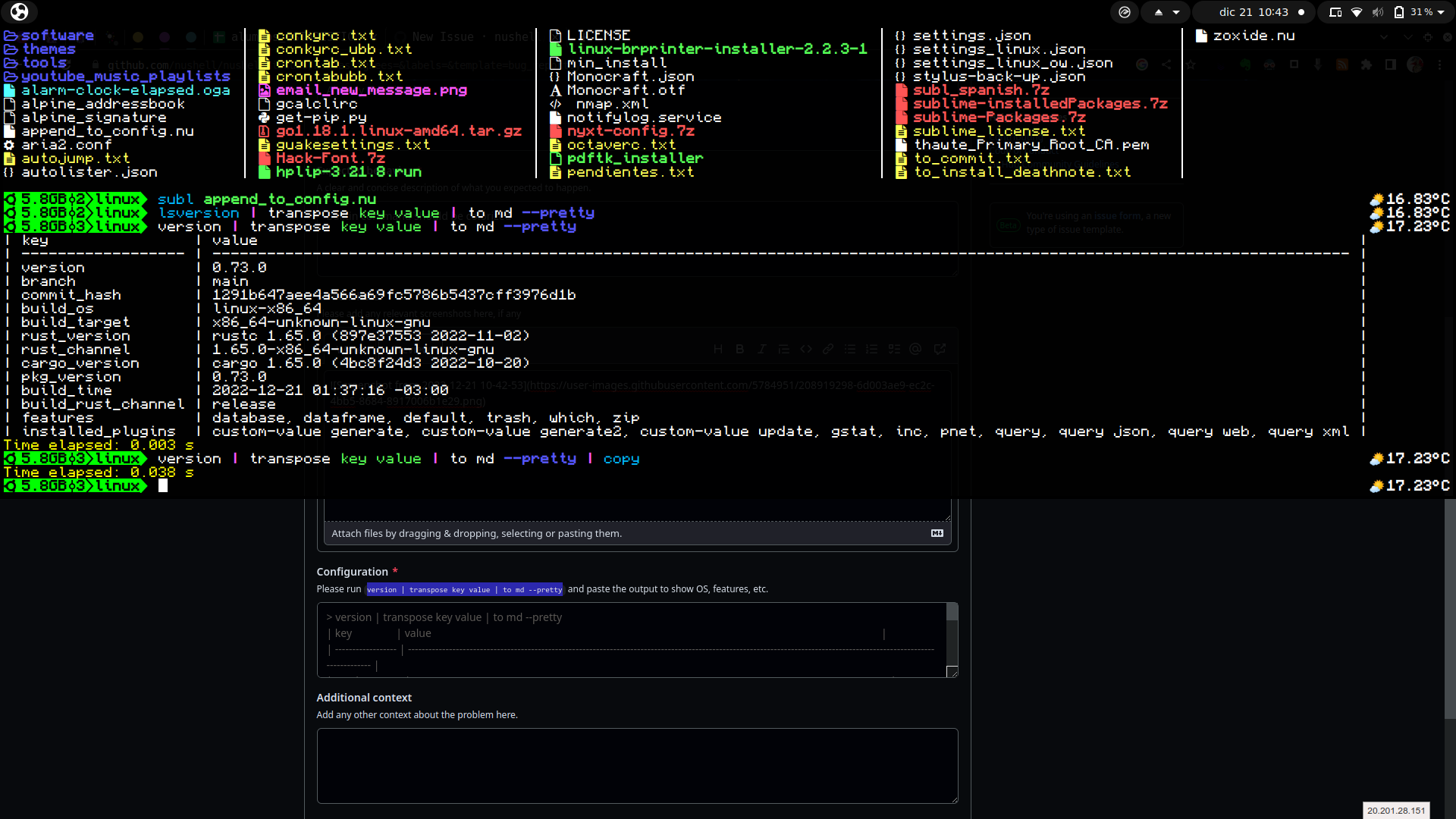 records on color config doesn't work in 0.73 · Issue #7551 · nushell ...