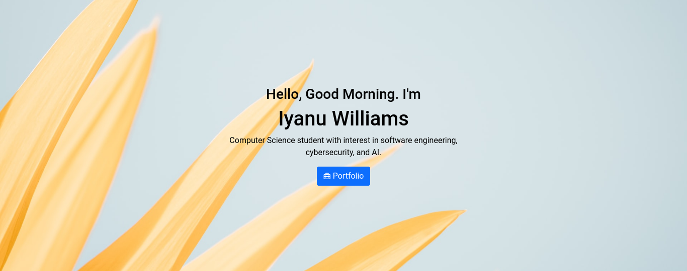 GitHub - I-Williams/_Portfolio: README infomation for portfolio site