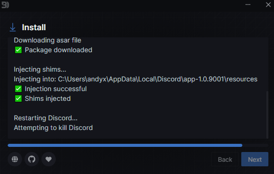 [Bug] Installer hanging on "Attempting to kill discord" · Issue #788 ...