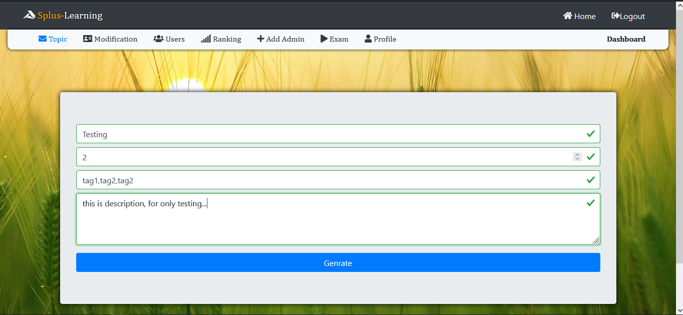 GitHub - thesaty4/splus-learning: In this website you can do exam of any topic. Topics and ...
