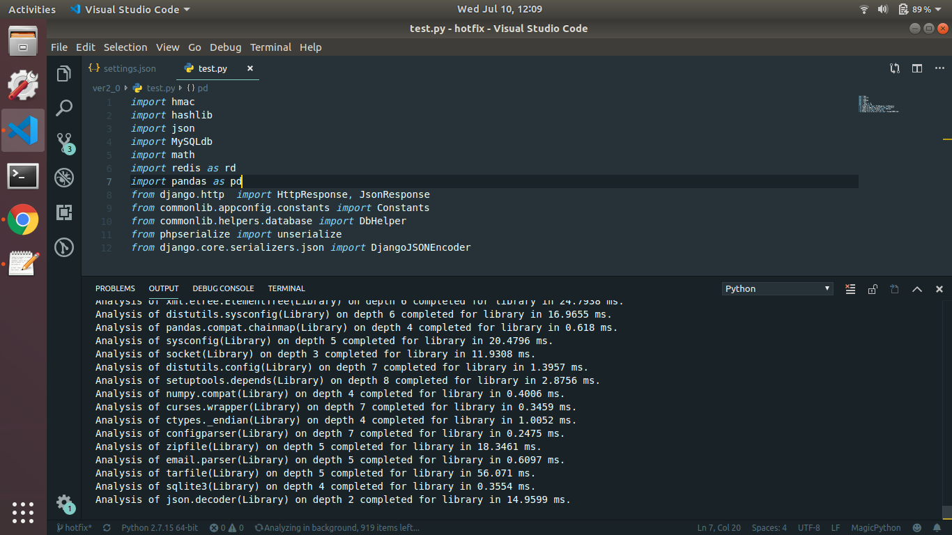 Stuck at analyzing in background and causing high cpu load · Issue #1291 · microsoft/python ...
