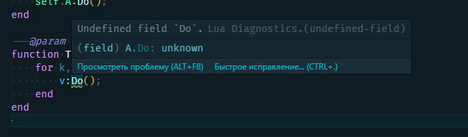 The method is not defined if the class is described inside another ...