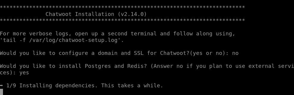Not able to install chatwoot on Lightsail · Issue #6584 · chatwoot/chatwoot · GitHub