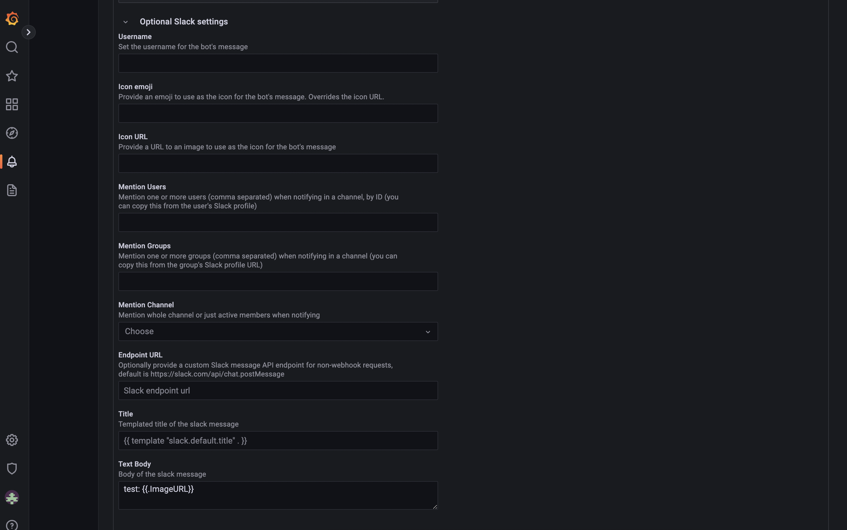 Unable to get a unified alerting screenshot in Slack · Issue #54742 · grafana/grafana · GitHub