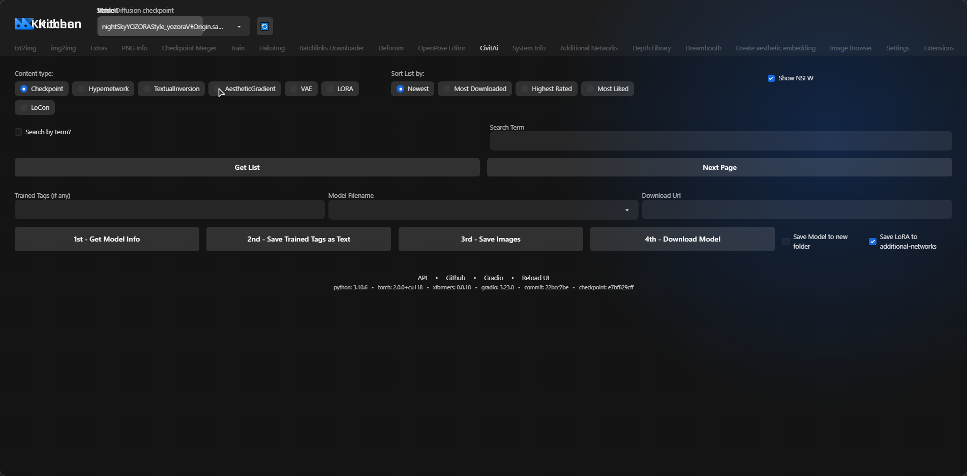 Bug on CiviAI extension · Issue #20 · lobehub/sd-webui-lobe-theme · GitHub