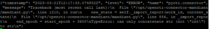 external-import/mandiant : Fix start_epoch proposal · Issue #1072 · OpenCTI-Platform/connectors ...