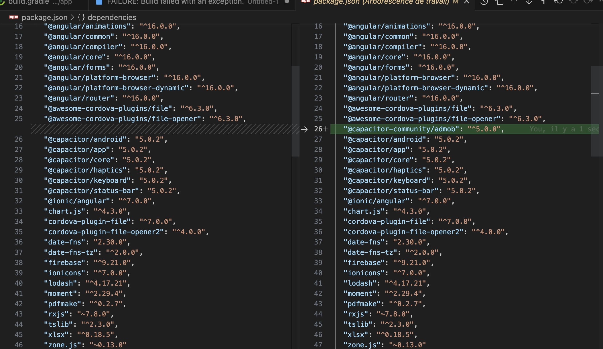 Execution Failed For Task Capacitor Community Admob Compiledebugkotlin Due To A Java Version