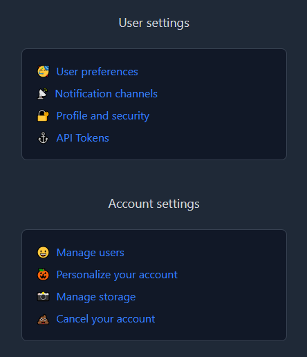 [chandler] feedback: Settings menu · Issue #6781 · monicahq/monica · GitHub
