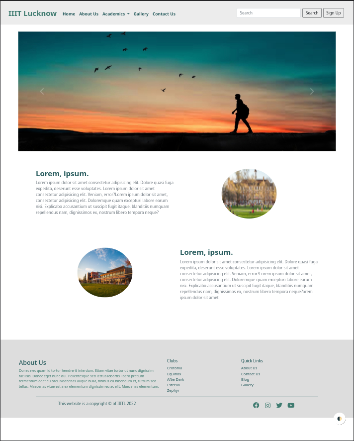 GitHub - g-kabra/IIITLWebDSem1Proj: Website making as part of project ...