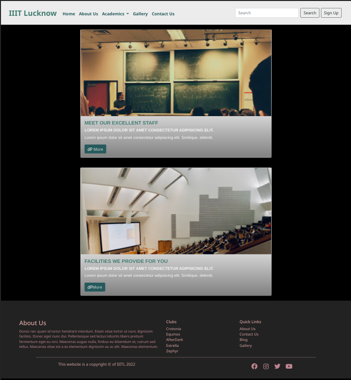 GitHub - g-kabra/IIITLWebDSem1Proj: Website making as part of project ...