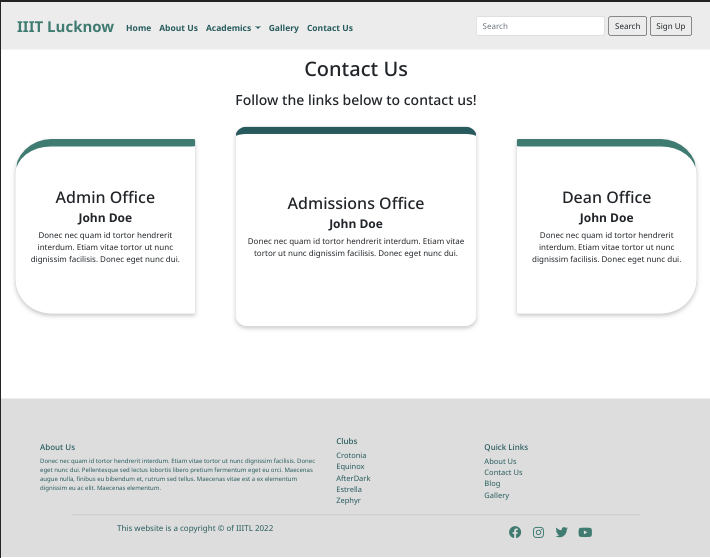 GitHub - g-kabra/IIITLWebDSem1Proj: Website making as part of project ...