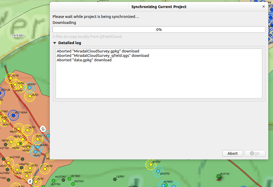 QField cloud sync no longer works · Issue #2537 · opengisch/QField · GitHub