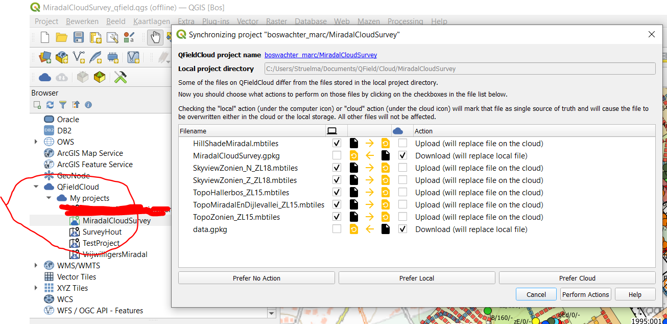 QField cloud sync no longer works · Issue #2537 · opengisch/QField · GitHub