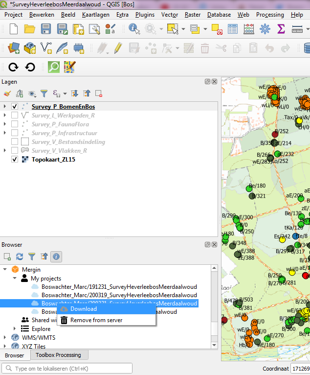 Can't find synchronize button from local QGIS project to Mergin server · Issue #122 · MerginMaps ...