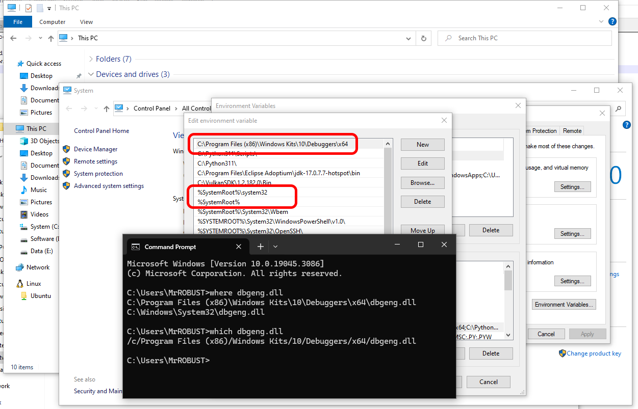 System32's dbgeng.dll is always used for debugging. · Issue #3019 ...