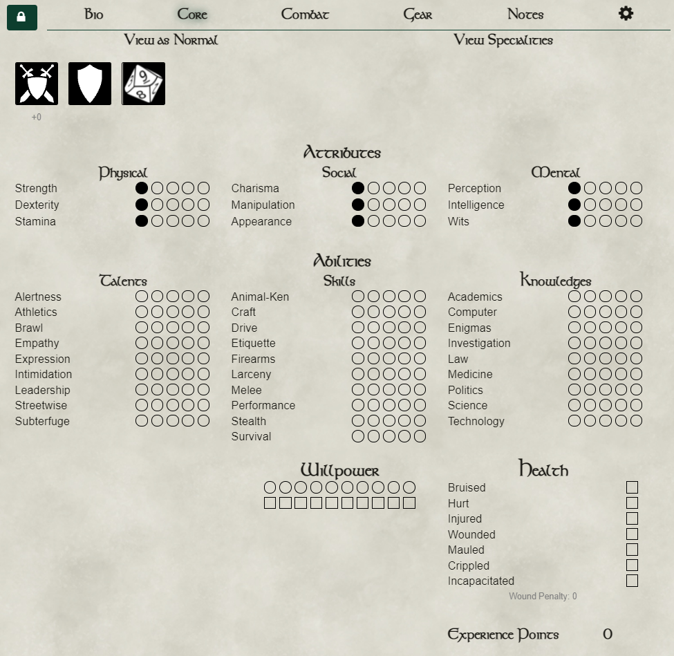 [C20] Bio · Issue #131 · JohanFalt/Foundry_WoD20 · GitHub